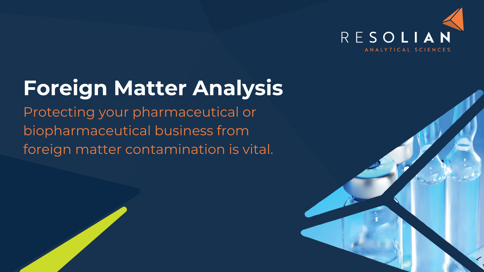 Identifying Foreign Matter in Products - Resolian