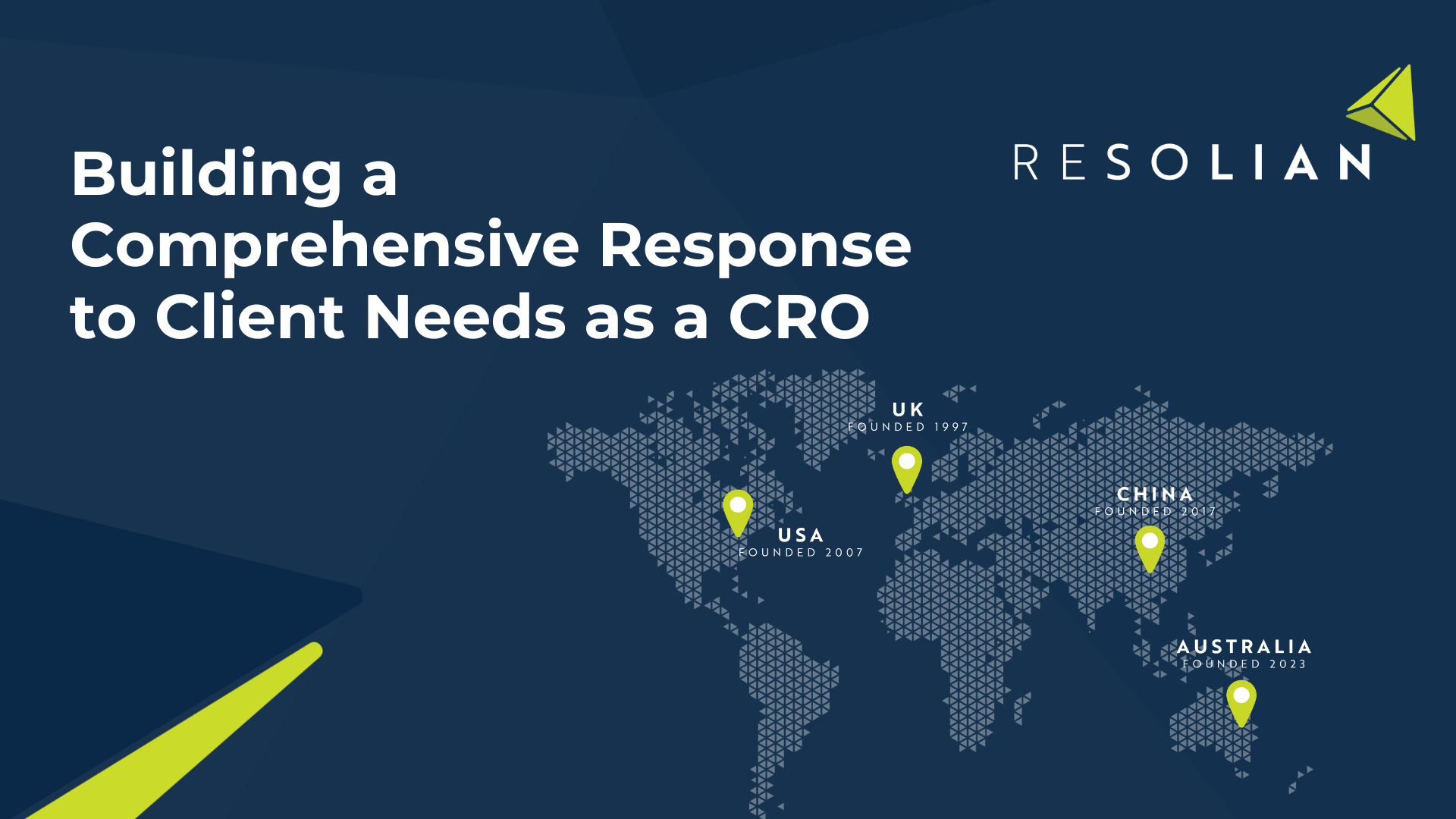 Building a Comprehensive Response to Client Needs as a CRO - Resolian