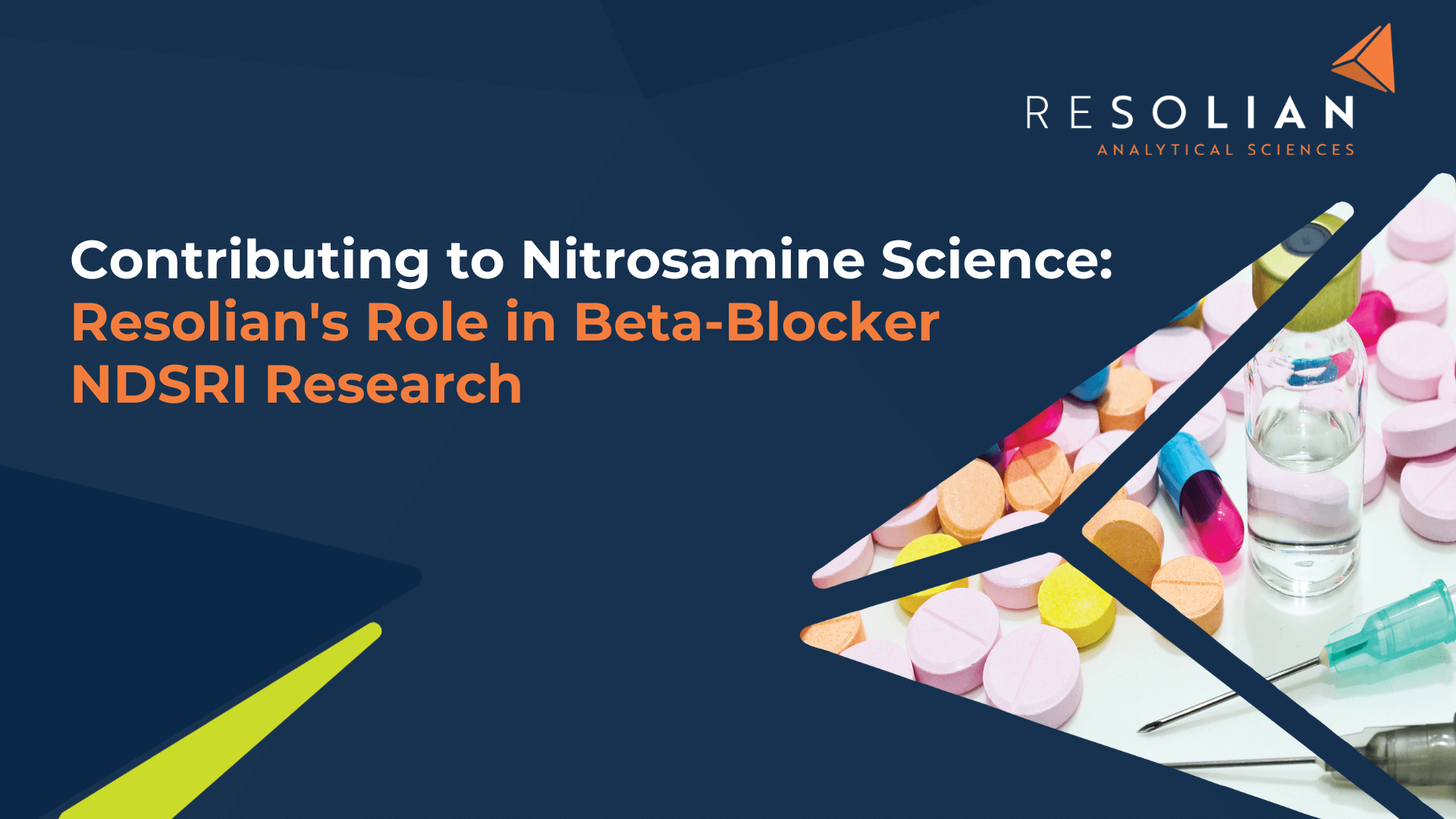 Contributing to Nitrosamine Science: Resolian's Role in Beta-Blocker ...
